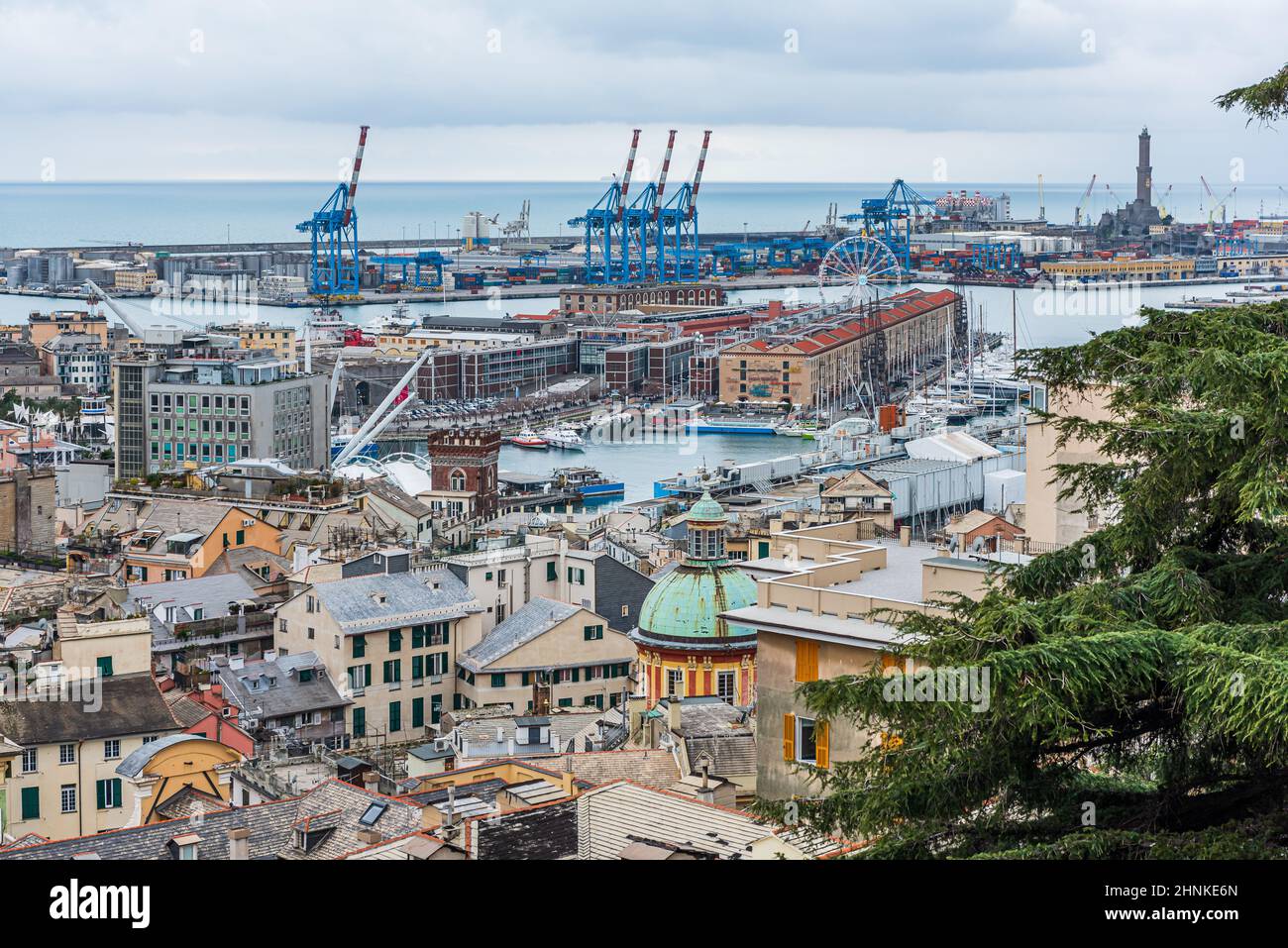Cityscape of genoa hi-res stock photography and images - Alamy