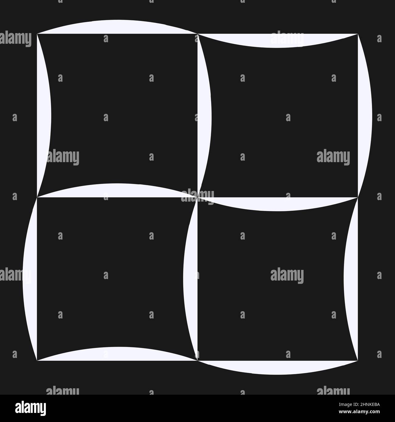 Irregular grid, mesh with random lines. Squares lattice, grating ...