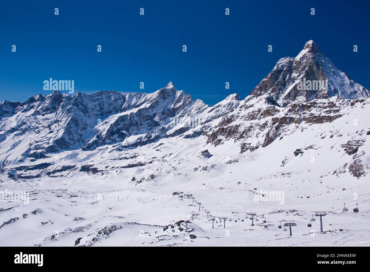 Plateau rosa glacier hi-res stock photography and images - Alamy