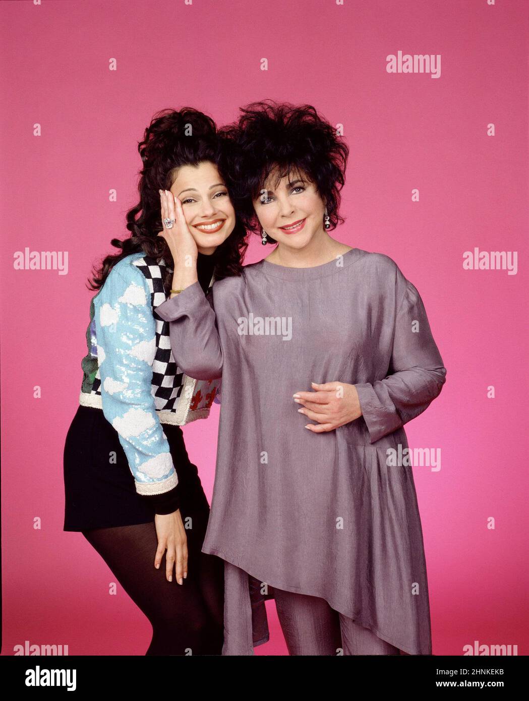 ELIZABETH TAYLOR and FRAN DRESCHER in THE NANNY (1993), directed by ...