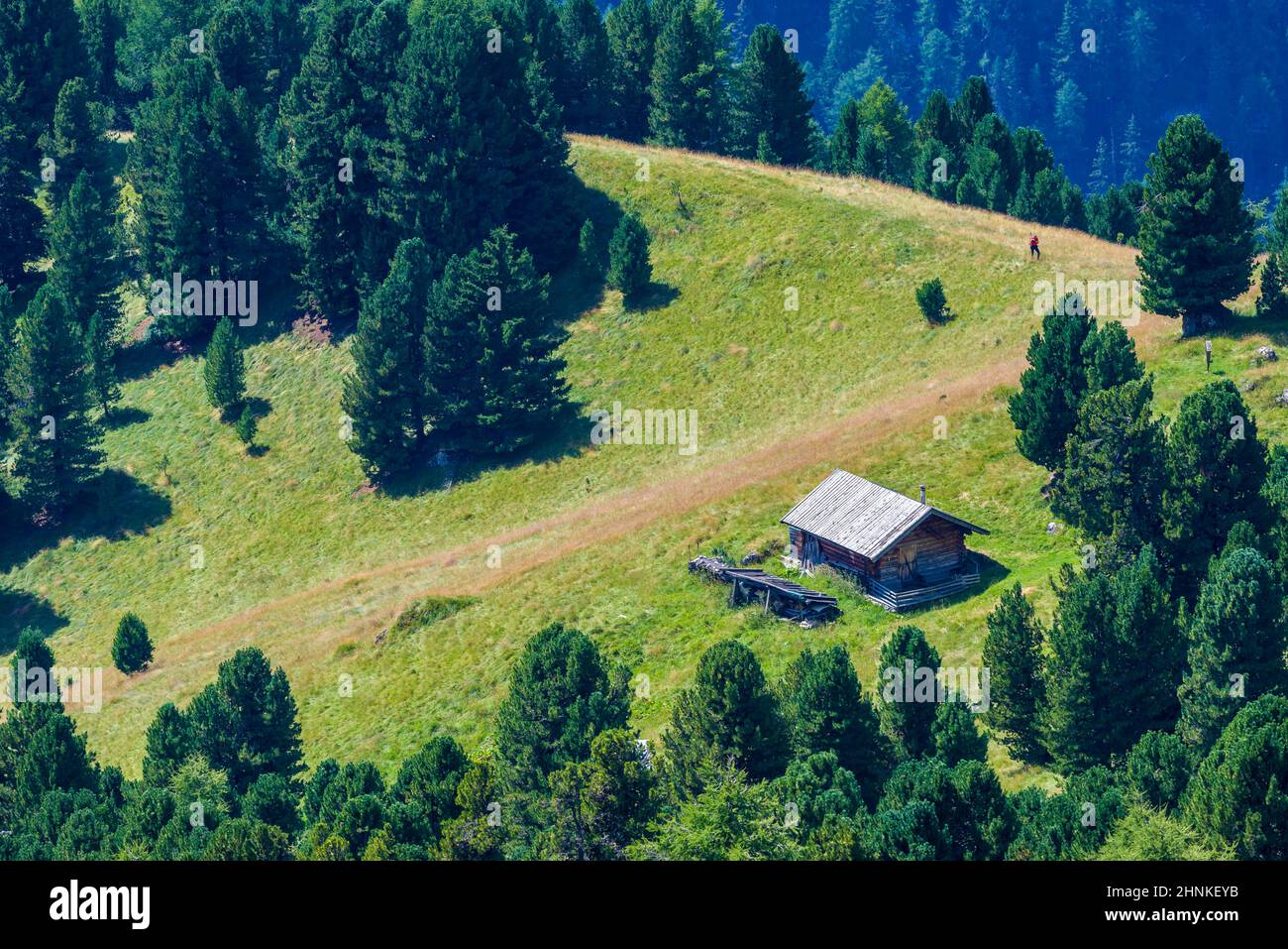 Alpine mountain hut in the Dolomites Stock Photo - Alamy