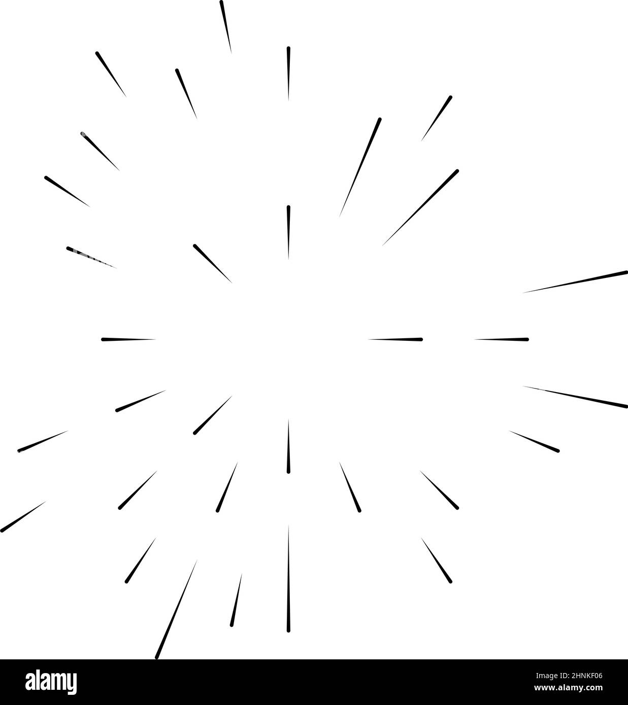 Radial, radiating circular, concentric lines vector element - stock ...