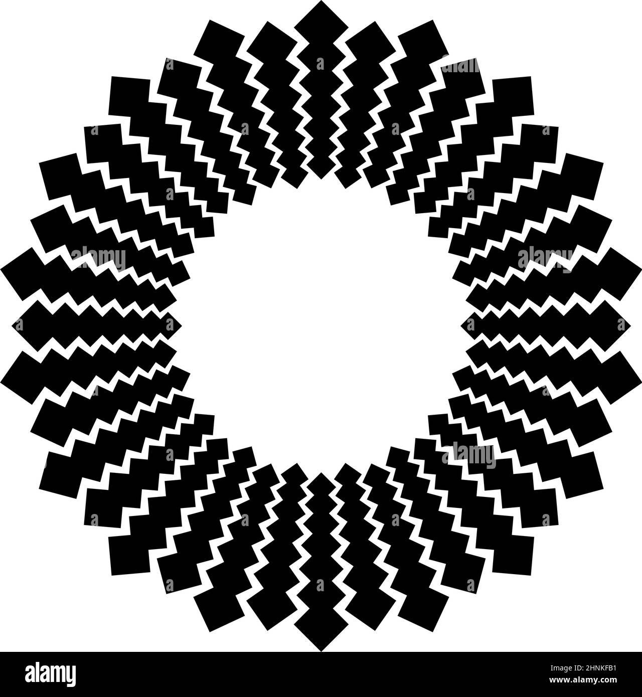 Abstract circular, radiating design element vector - stock vector ...