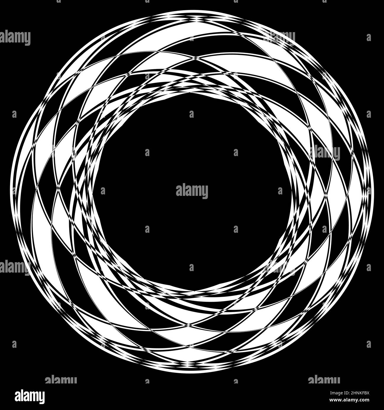 Abstract circular, radiating design element vector - stock vector ...