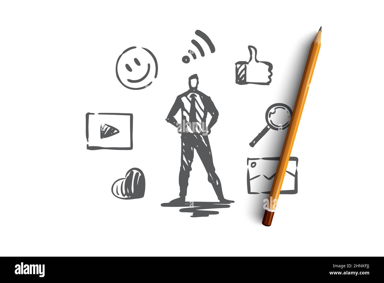 Content plan strategy banner Cut Out Stock Images & Pictures - Alamy