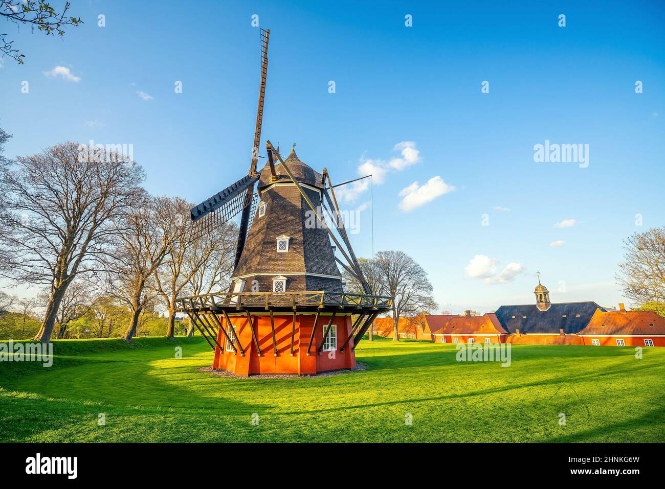 View of the Kastellet citadel in Copenhagen, Denmark Stock Photo - Alamy