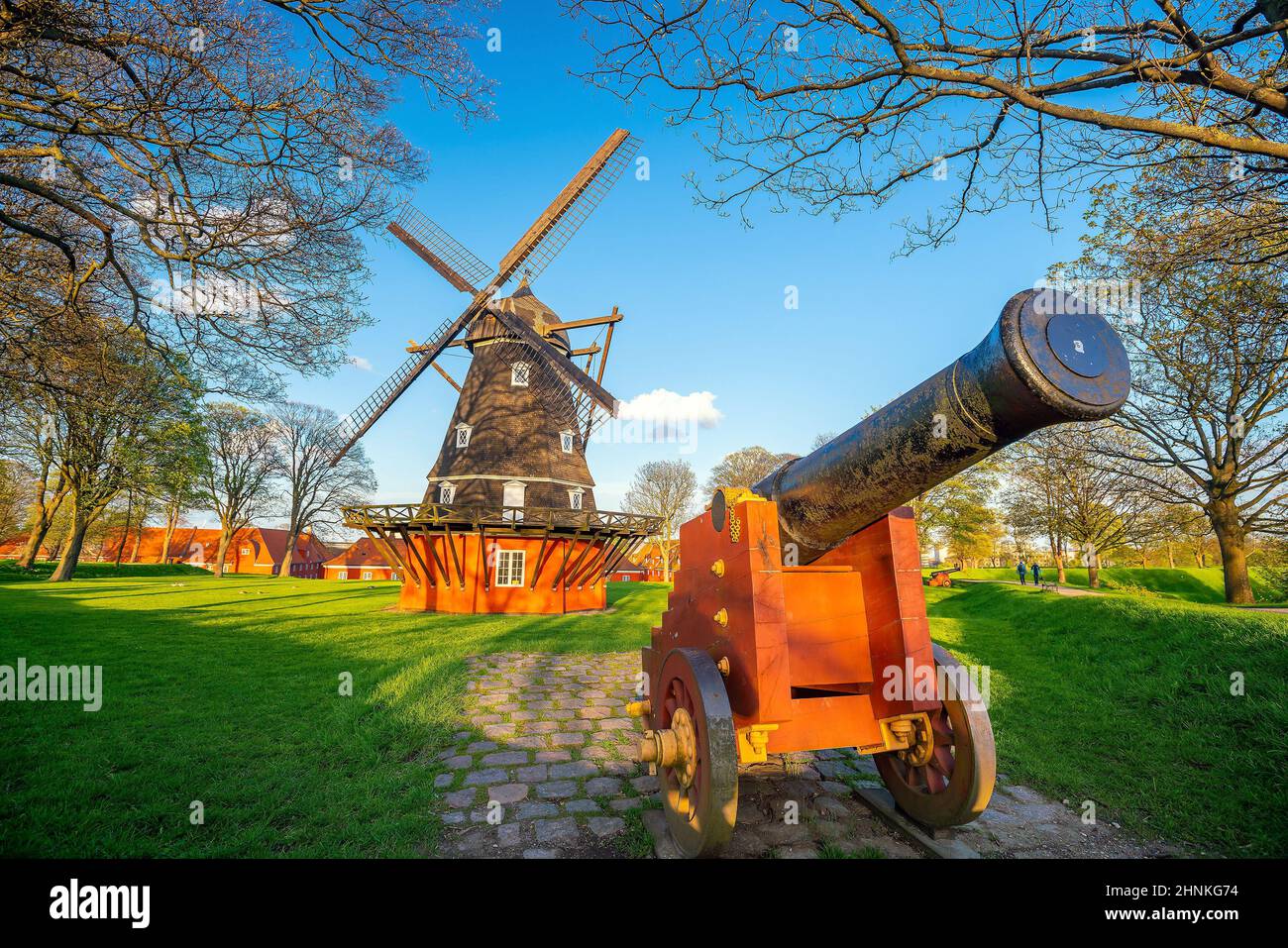 View of the Kastellet citadel in Copenhagen, Denmark Stock Photo - Alamy