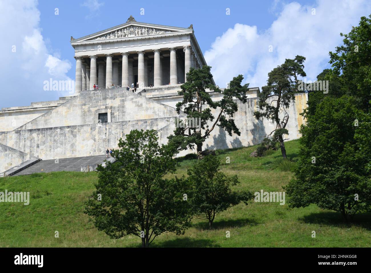 The Walhalla memorial in Donaustauf near Regensburg was inaugurated in ...