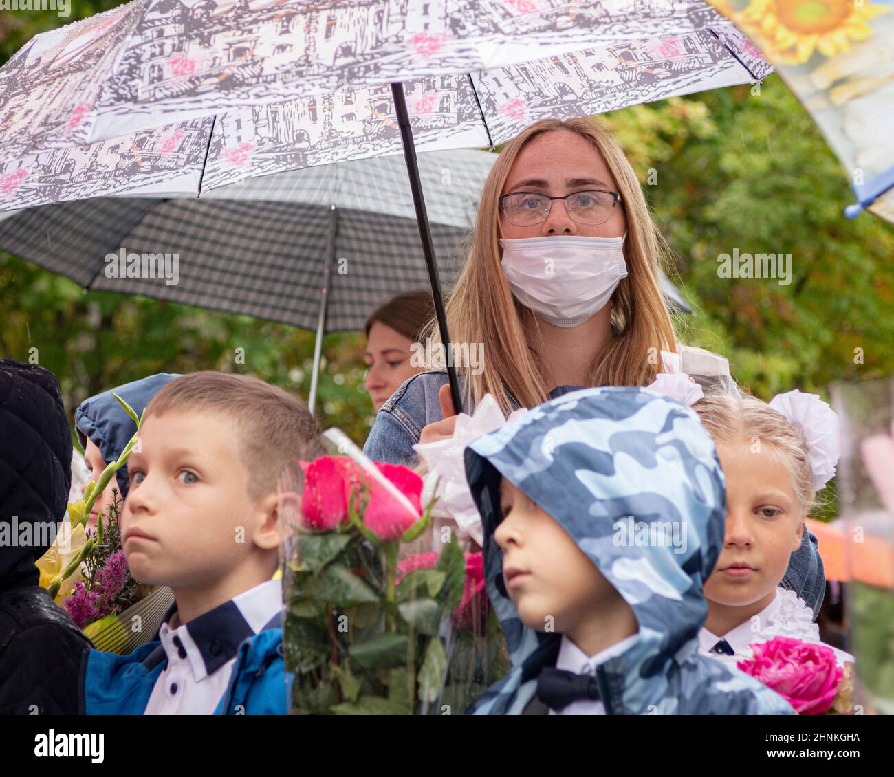 1st of September: Tomsk, Russia, celebration of Day of Knowledge Stock ...