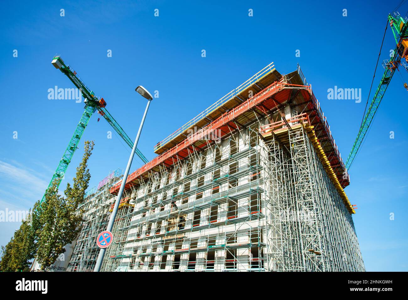 big building construction. Construction Site concept Stock Photo - Alamy