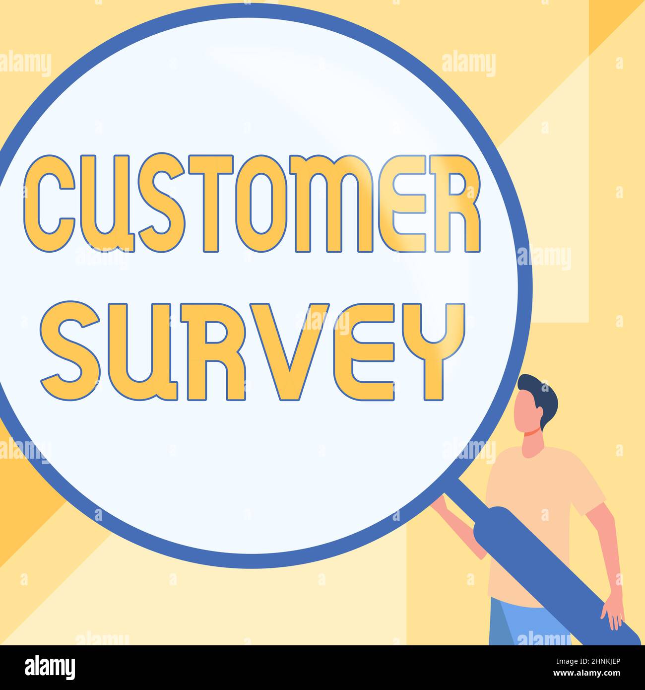 Sign displaying Customer Survey, Business idea source to obtain ...