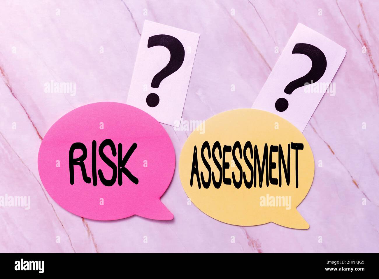 Handwriting text Risk Assessment, Conceptual photo estimation of the ...