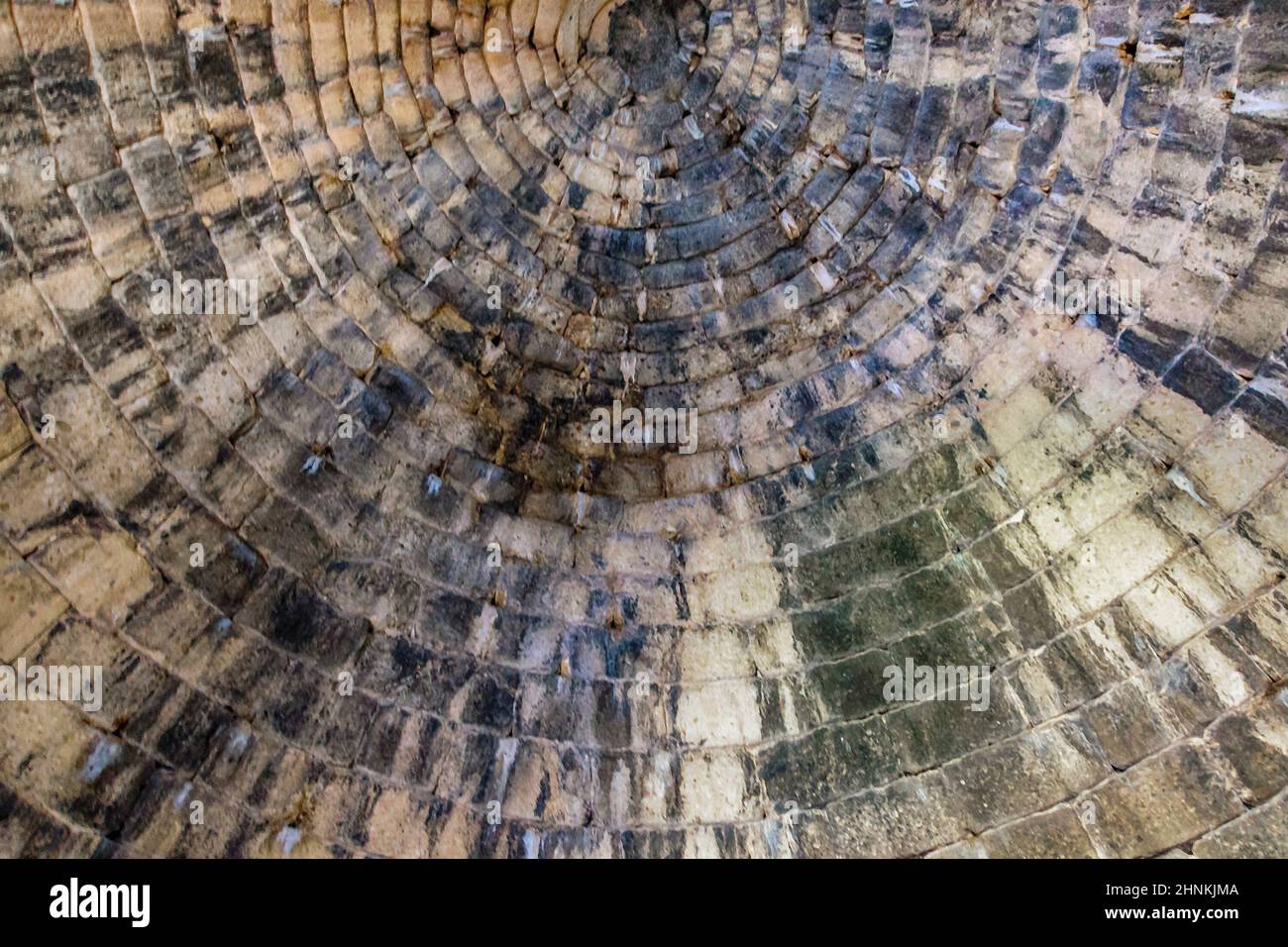Agamemnon Tomb Ceiling, Greece Stock Photo - Alamy