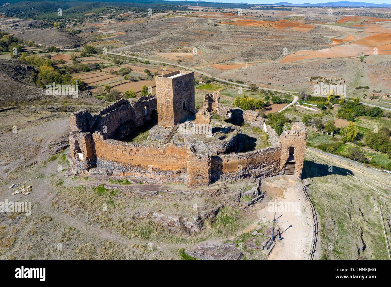 Trasmoz Castle, 13th century medieval fortress, Zaragoza province ...