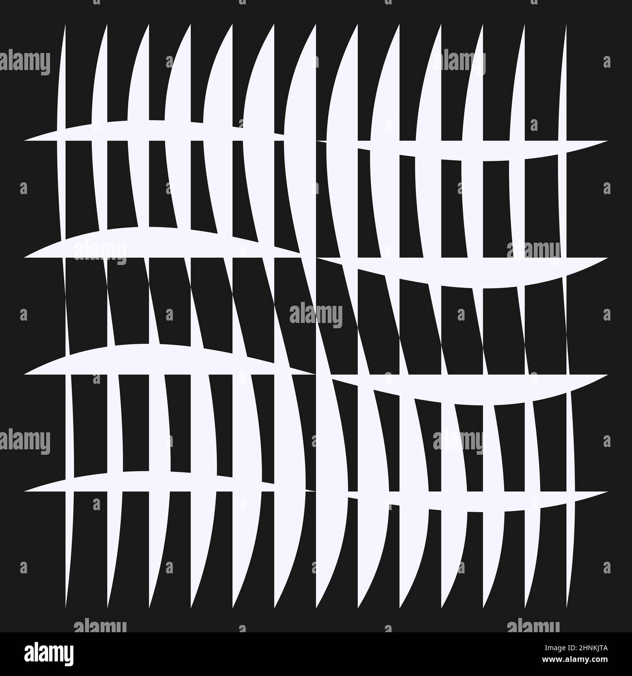 Irregular grid, mesh with random lines. Squares lattice, grating, trellis and plexus pattern ...