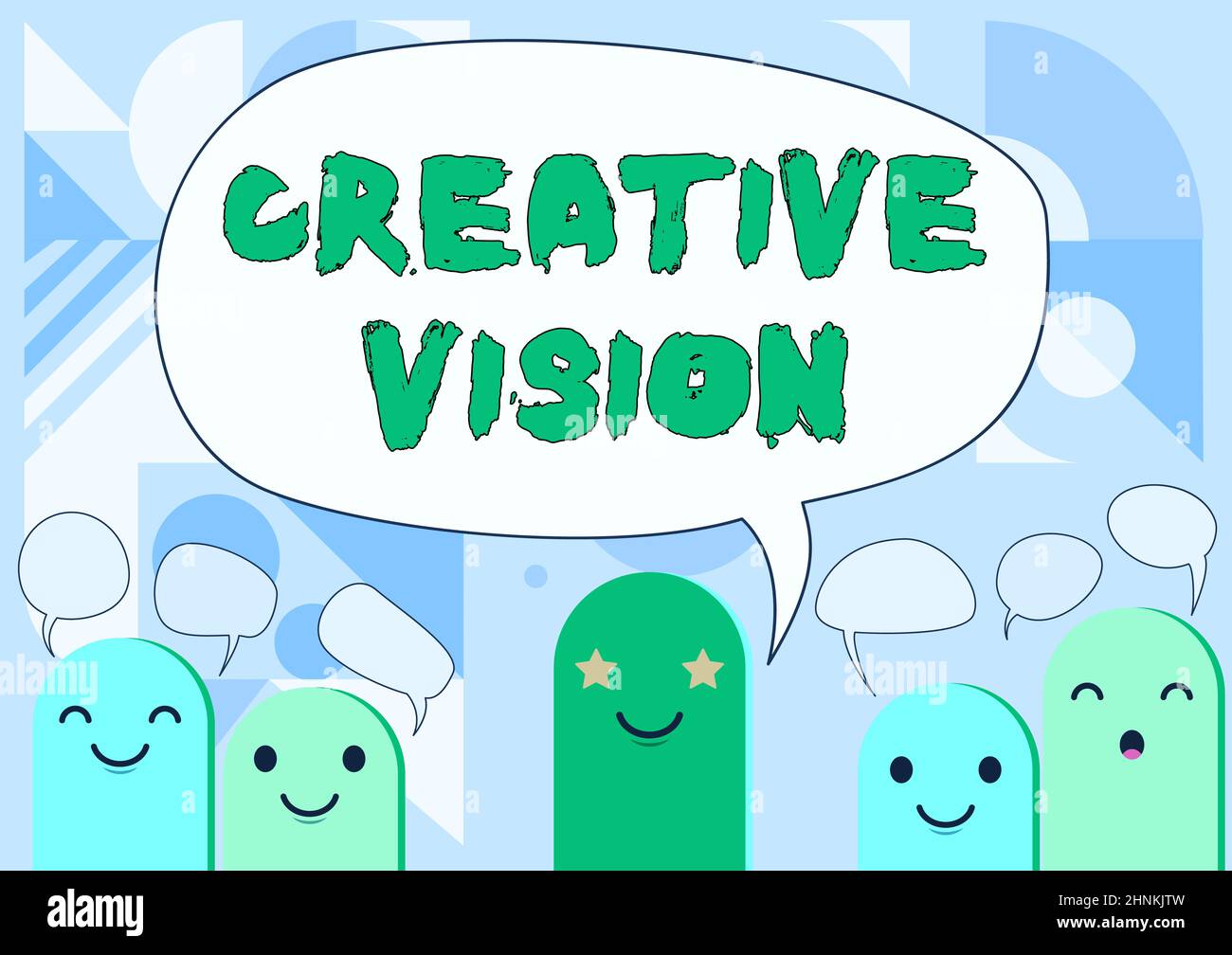 Text sign showing Creative Vision, Concept meaning process of ...