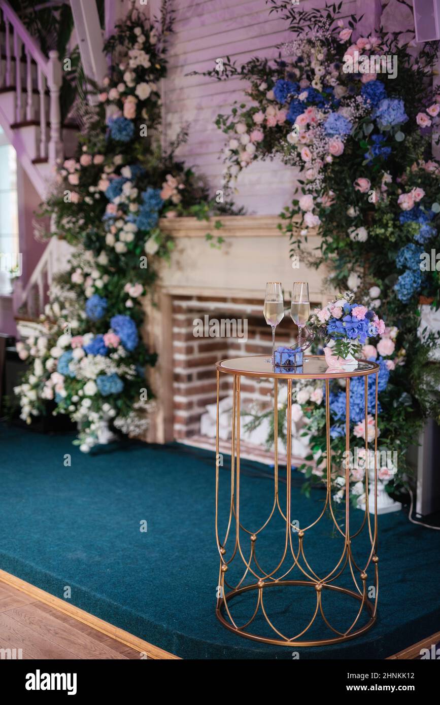 wedding ceremony area Stock Photo - Alamy