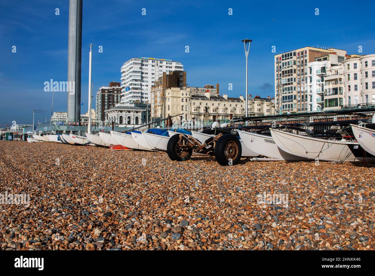 Fishing boat brighton seafront hi-res stock photography and images - Alamy