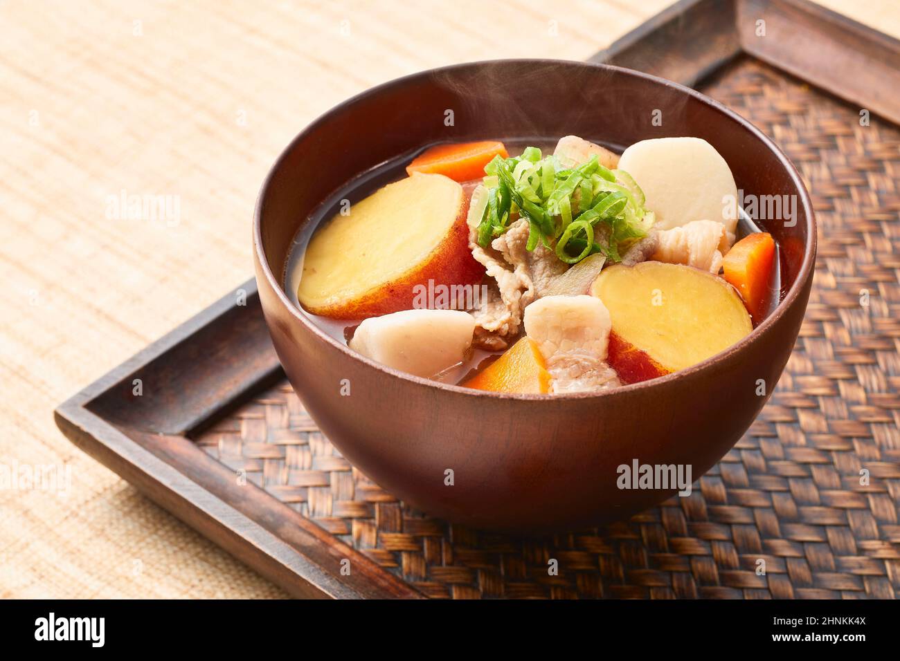 Local Dish Satsuma Jiru Stock Photo - Alamy