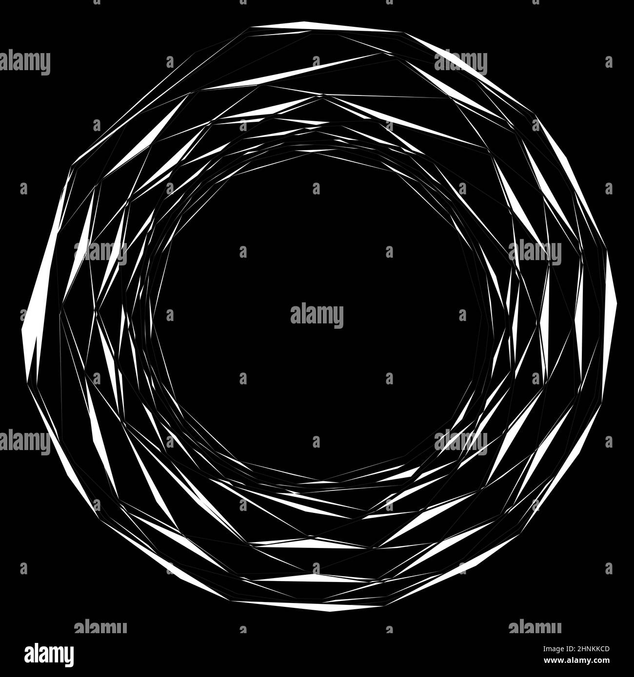 Abstract circular, radiating design element vector - stock vector ...