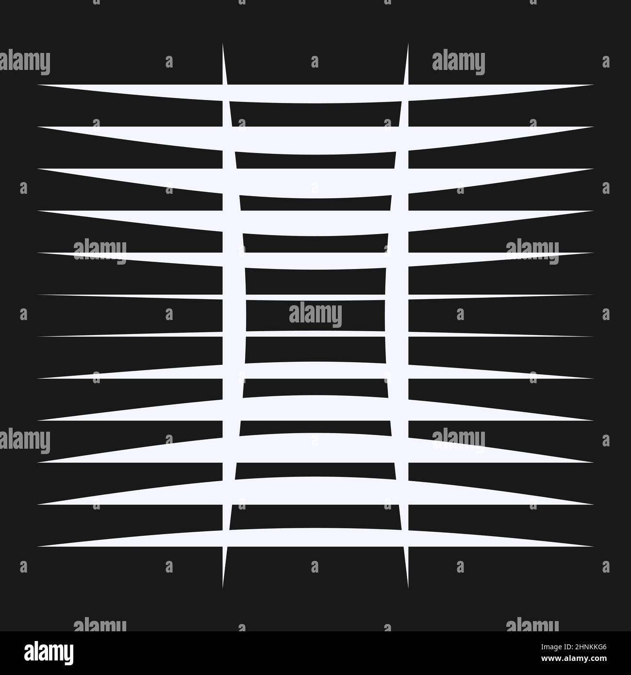 Irregular grid, mesh with random lines. Squares lattice, grating ...
