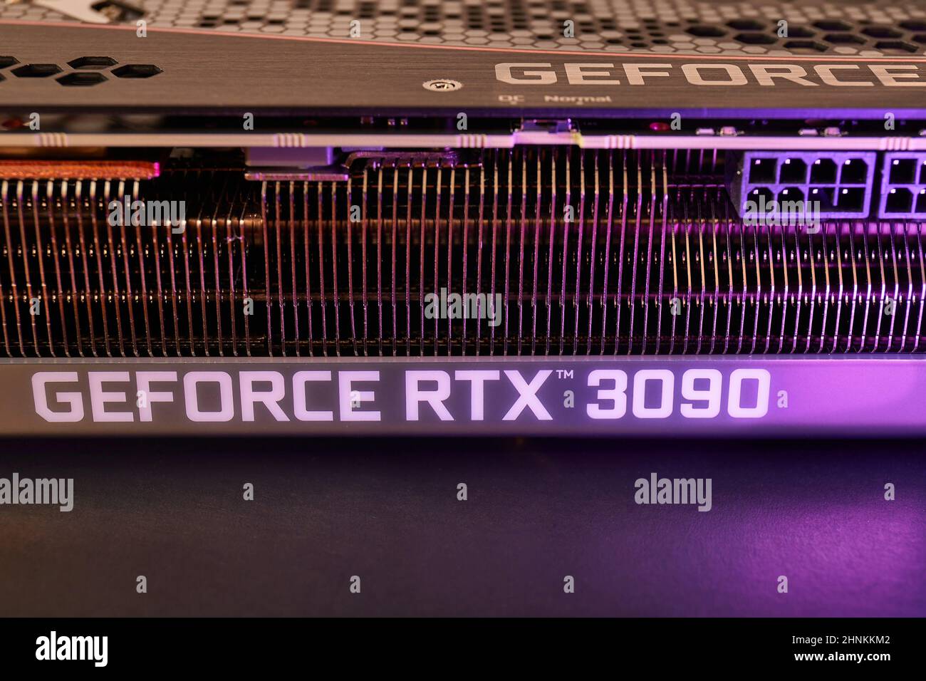 EVGA Geforce RTX 3090 Nvidia GPU display Stock Photo - Alamy