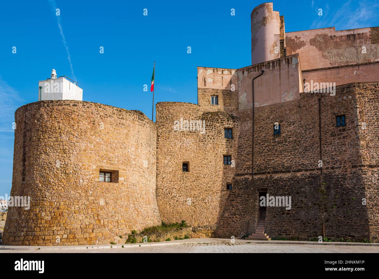 Castle of Castellammare del Golfo Stock Photo - Alamy