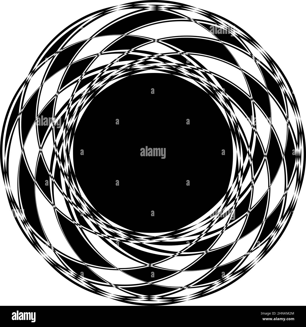 Abstract circular, radiating design element vector - stock vector ...