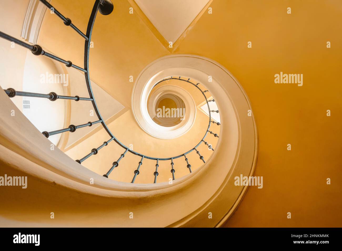 Spiral stairs like snail Stock Photo - Alamy