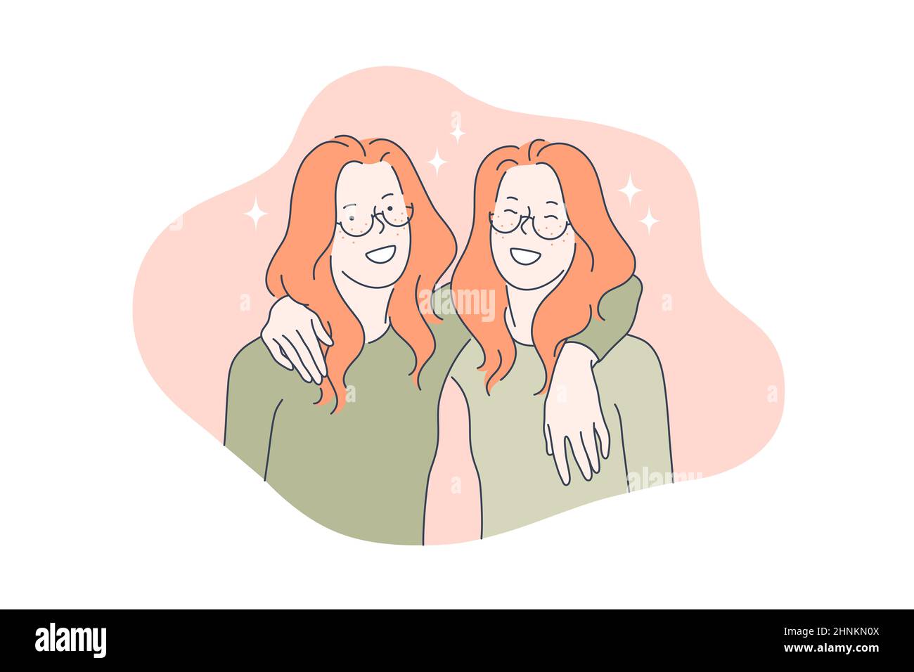 Best friends forever Cut Out Stock Images & Pictures - Alamy