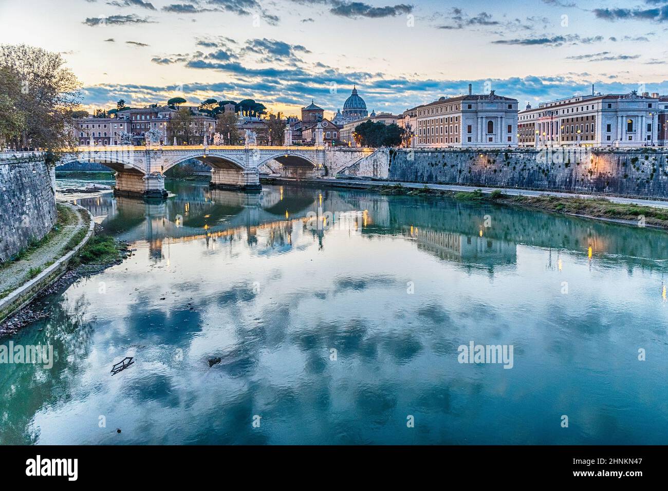 Beautiful river tiber in rome hi-res stock photography and images - Alamy