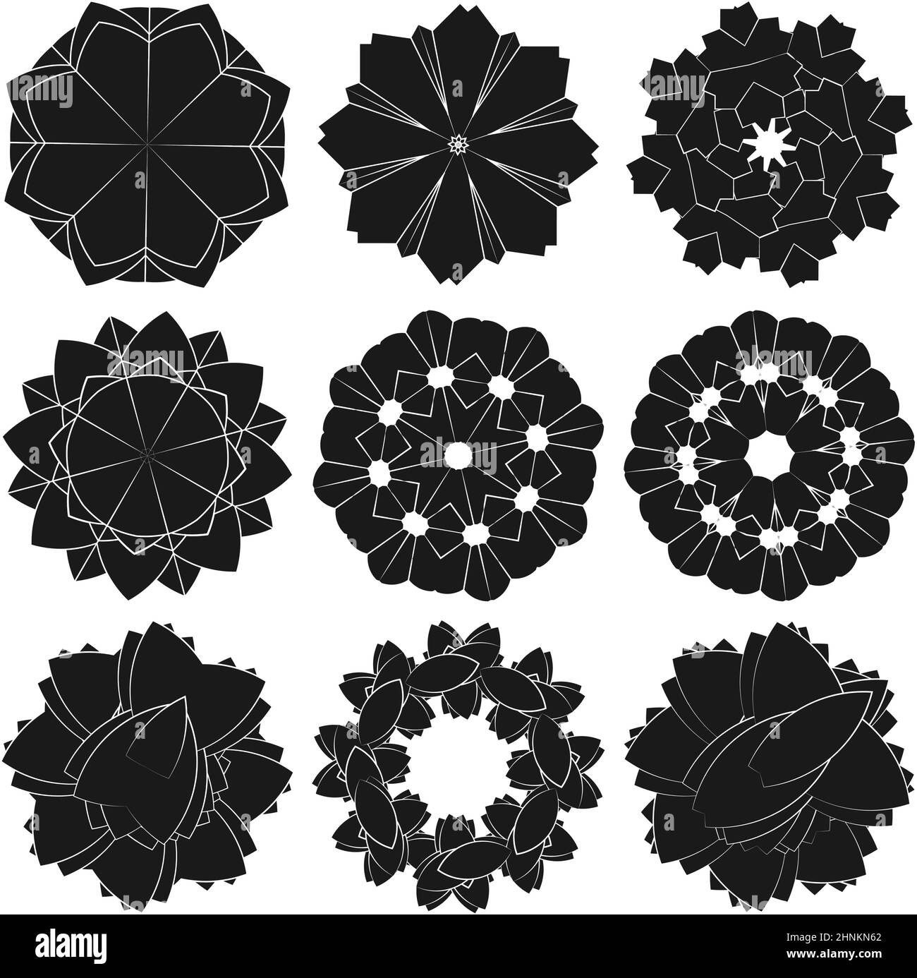 White lotus series Stock Vector Images - Alamy