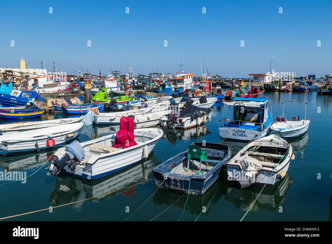 fishing port of Setubal Stock Photo - Alamy