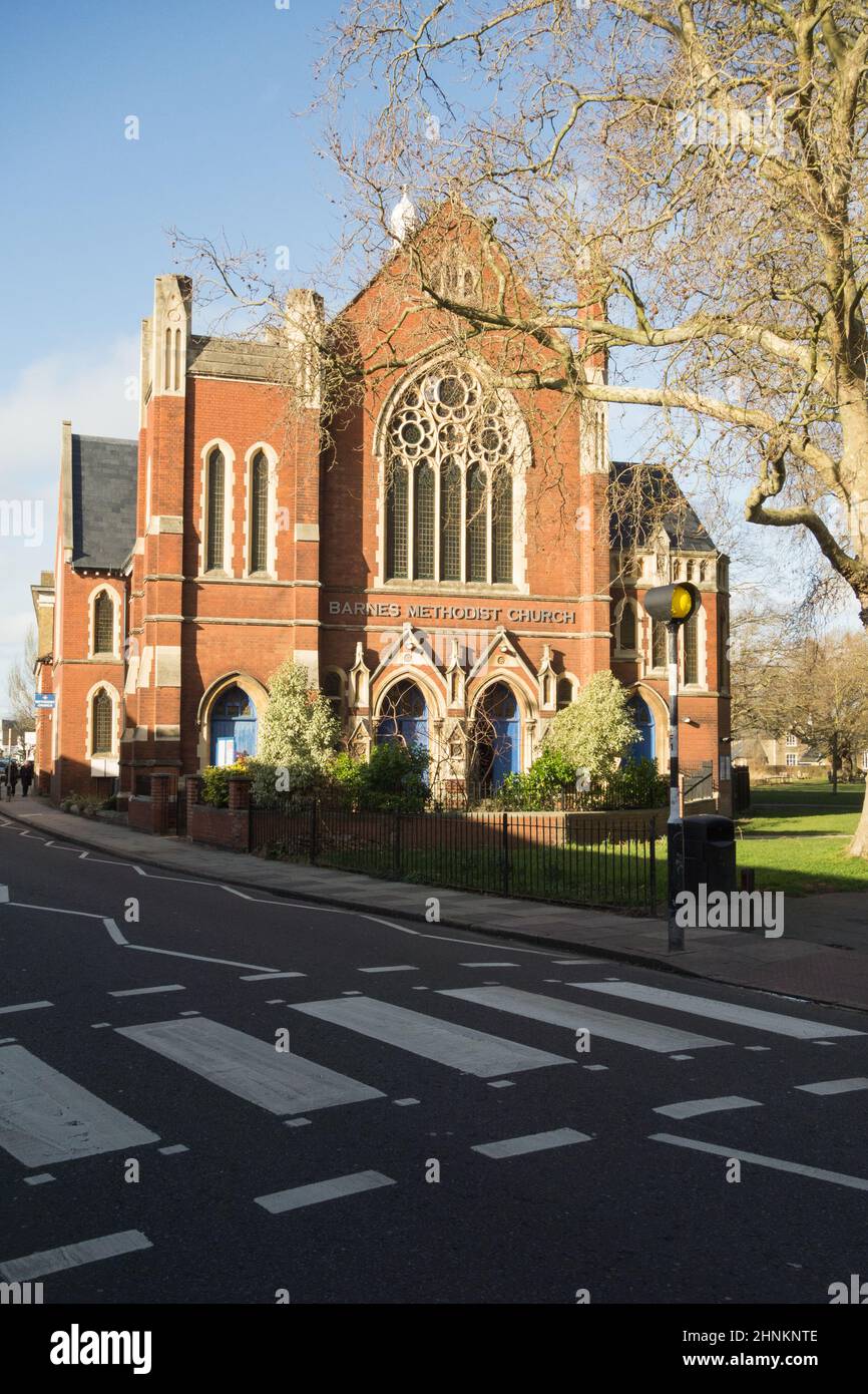 W.J. Morley's Barnes Methodist Church, Station Road, London, England ...