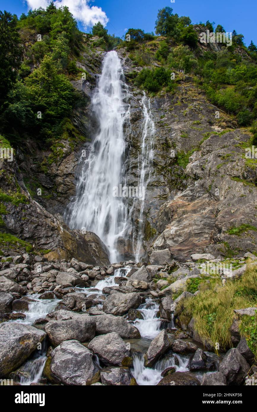 Highest waterfall in South Tyrol: the Parcines waterfall, 98 mt high ...