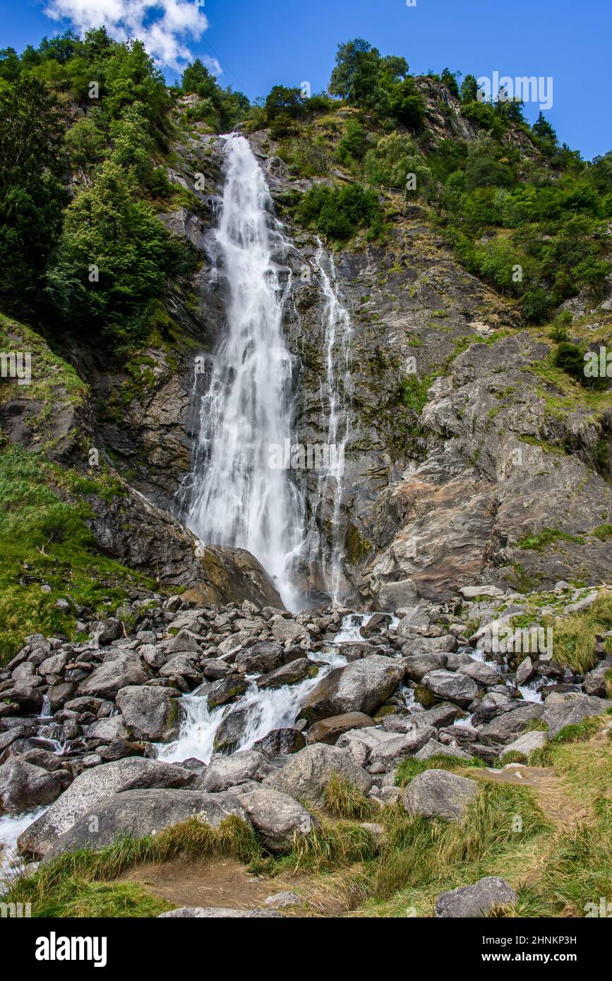 Highest waterfall in South Tyrol: the Parcines waterfall, 98 mt high ...