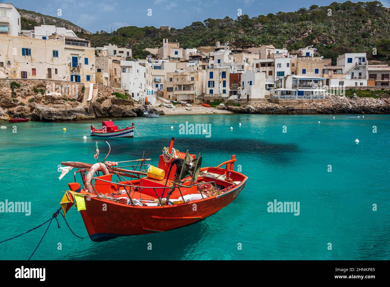 Village of Levanzo Stock Photo - Alamy