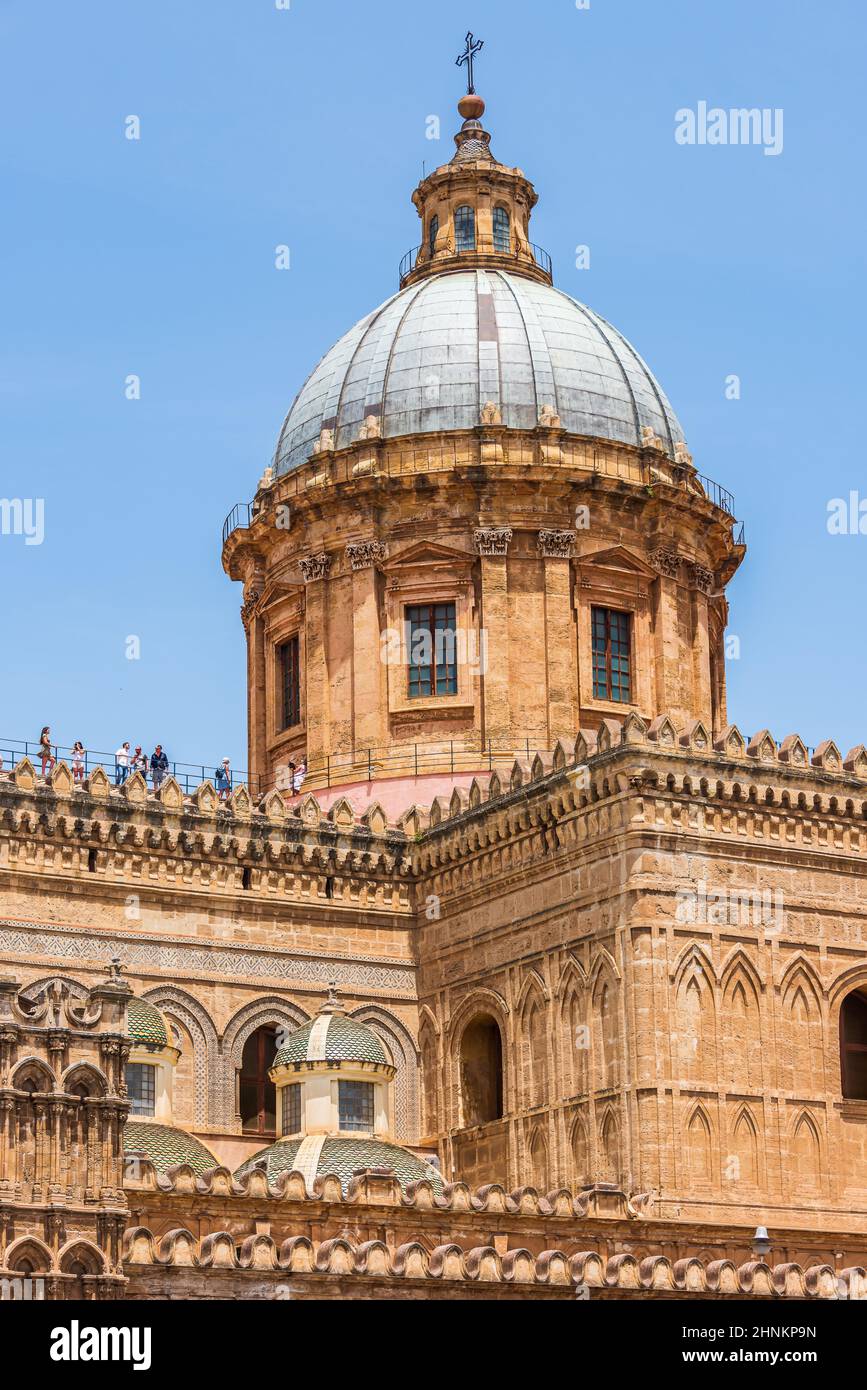 Dome of the Palermo Cathedral, Sicily Stock Photo - Alamy