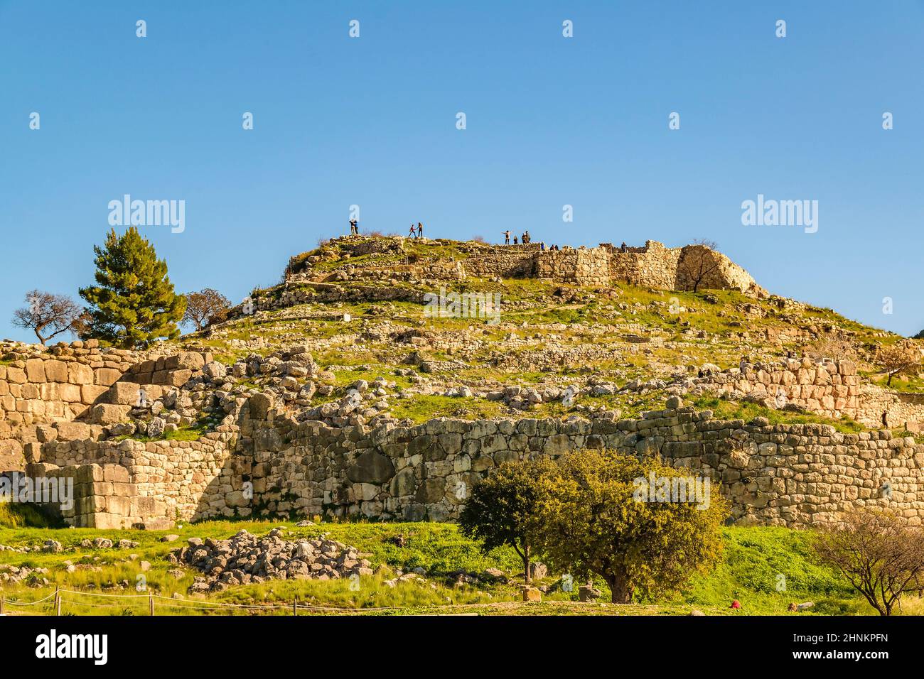 Micenas Fort, Peloponnese, Greece Stock Photo - Alamy