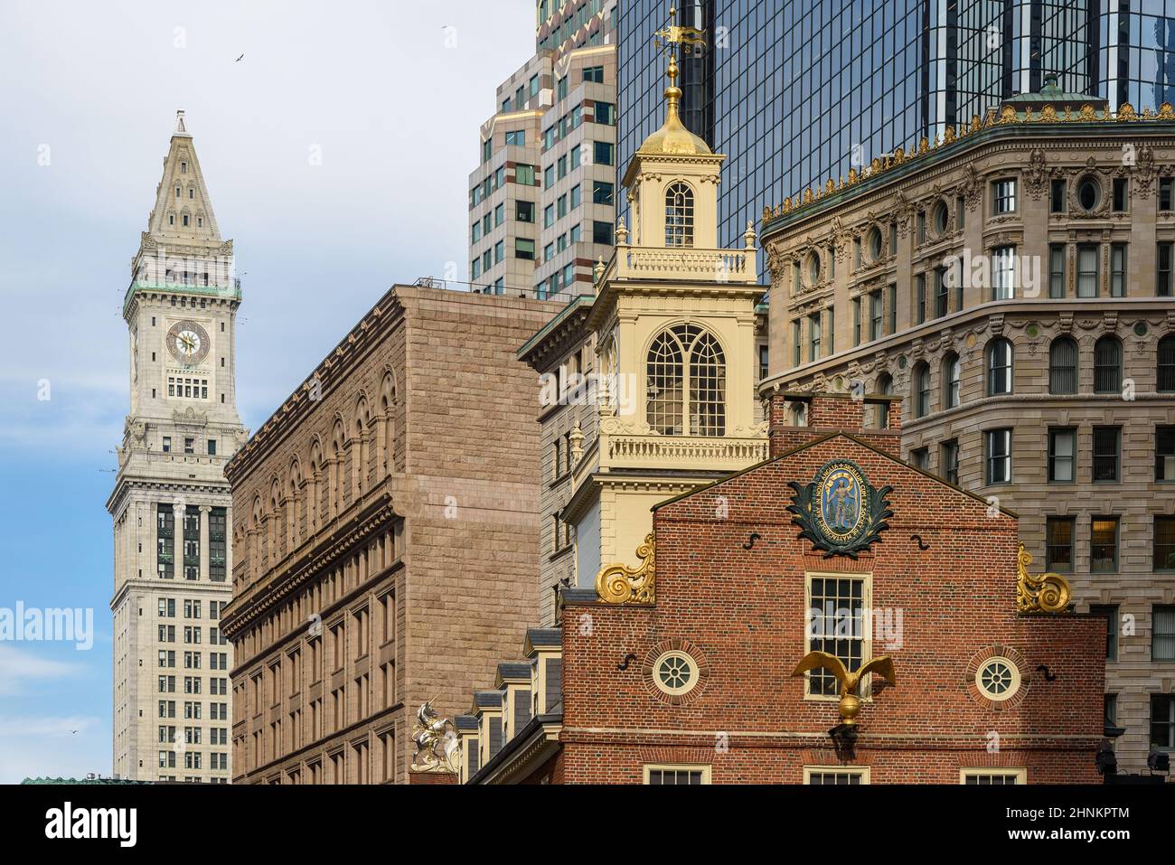 Old boston custom house hi-res stock photography and images - Alamy