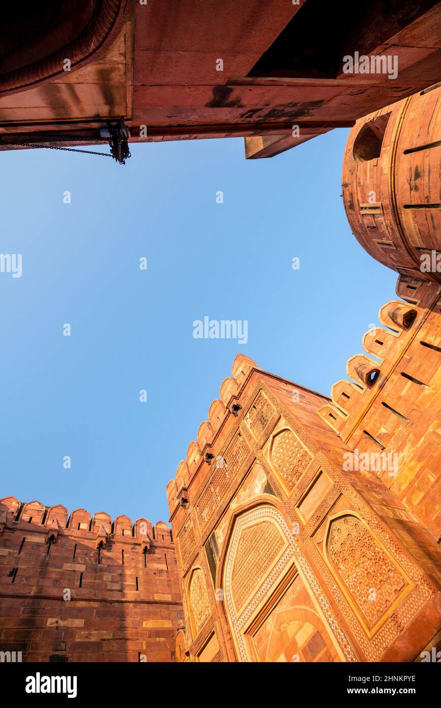 Agra fort red fort hi-res stock photography and images - Alamy