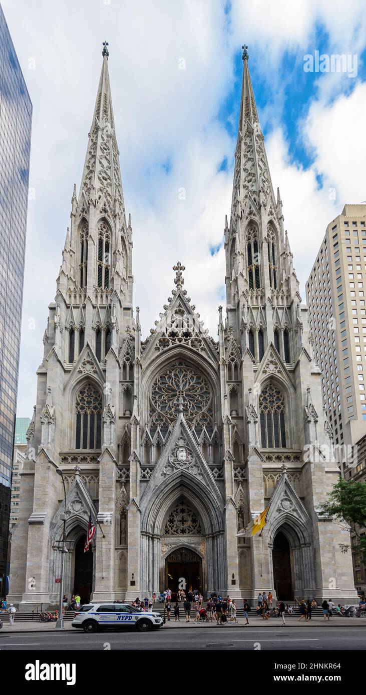 Saint Patrick's Cathedral is a neogothic church, located on the east ...