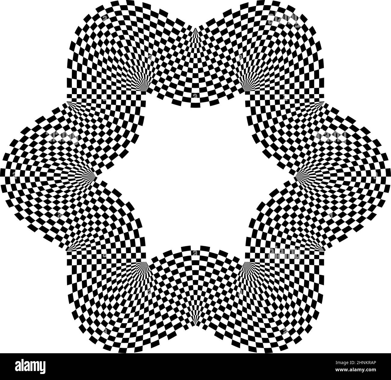 Abstract circular, radiating design element vector - stock vector ...