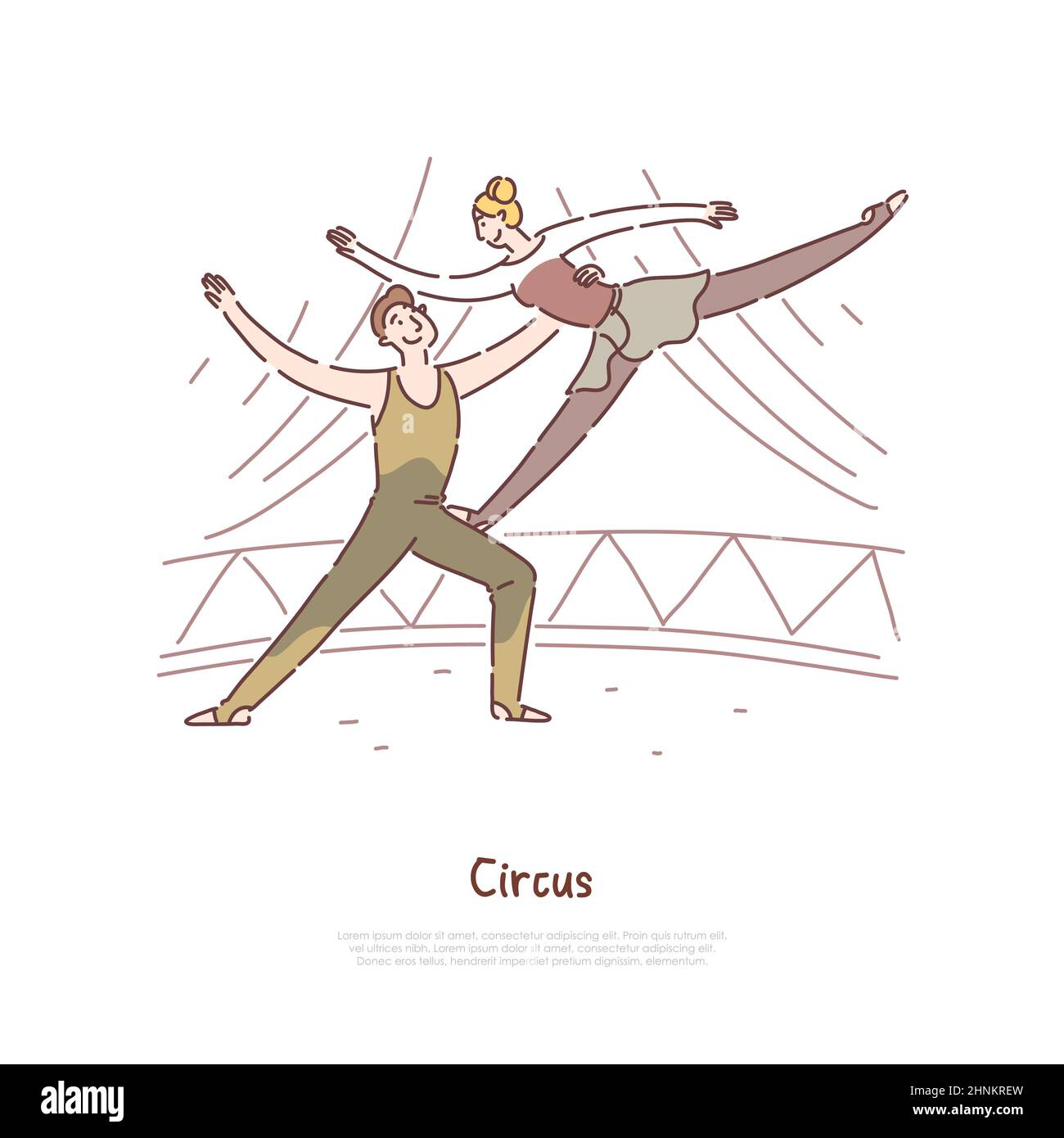 Gymnasts group Cut Out Stock Images & Pictures - Alamy