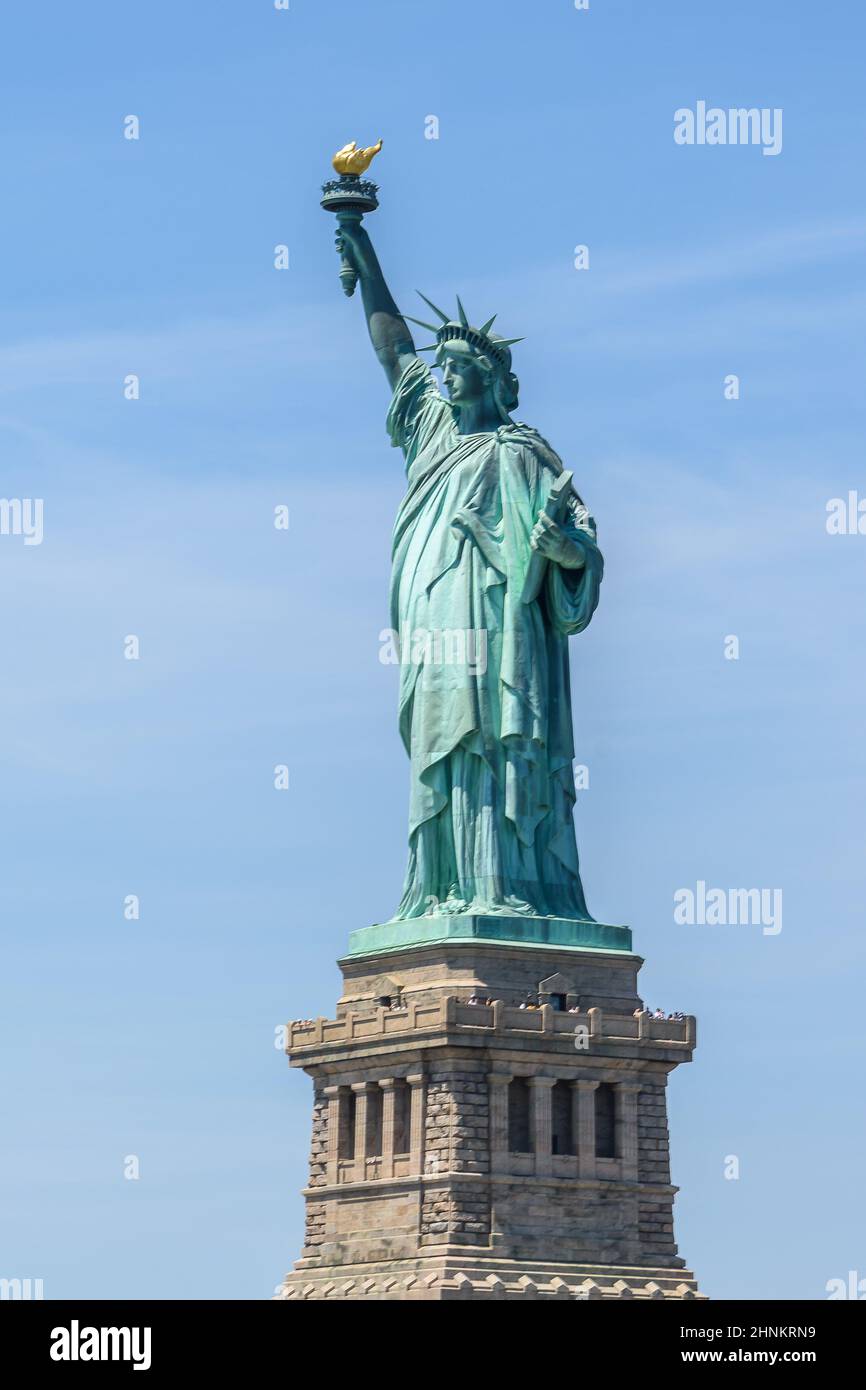 One of the USA symbols: Statue of Liberty in New York City Stock Photo ...