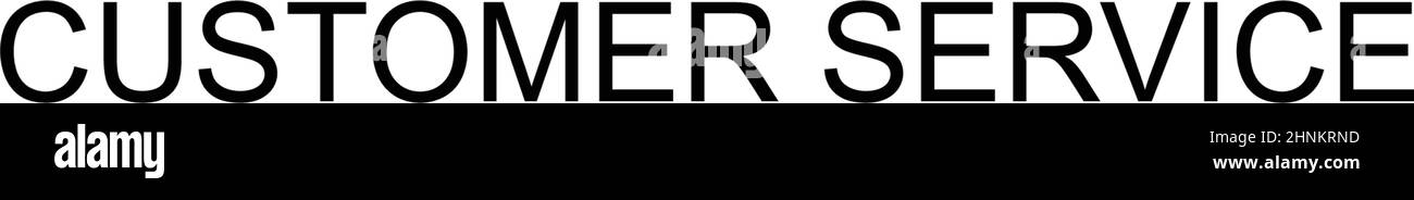 Customer service Simple vector icon. Illustration symbol design ...