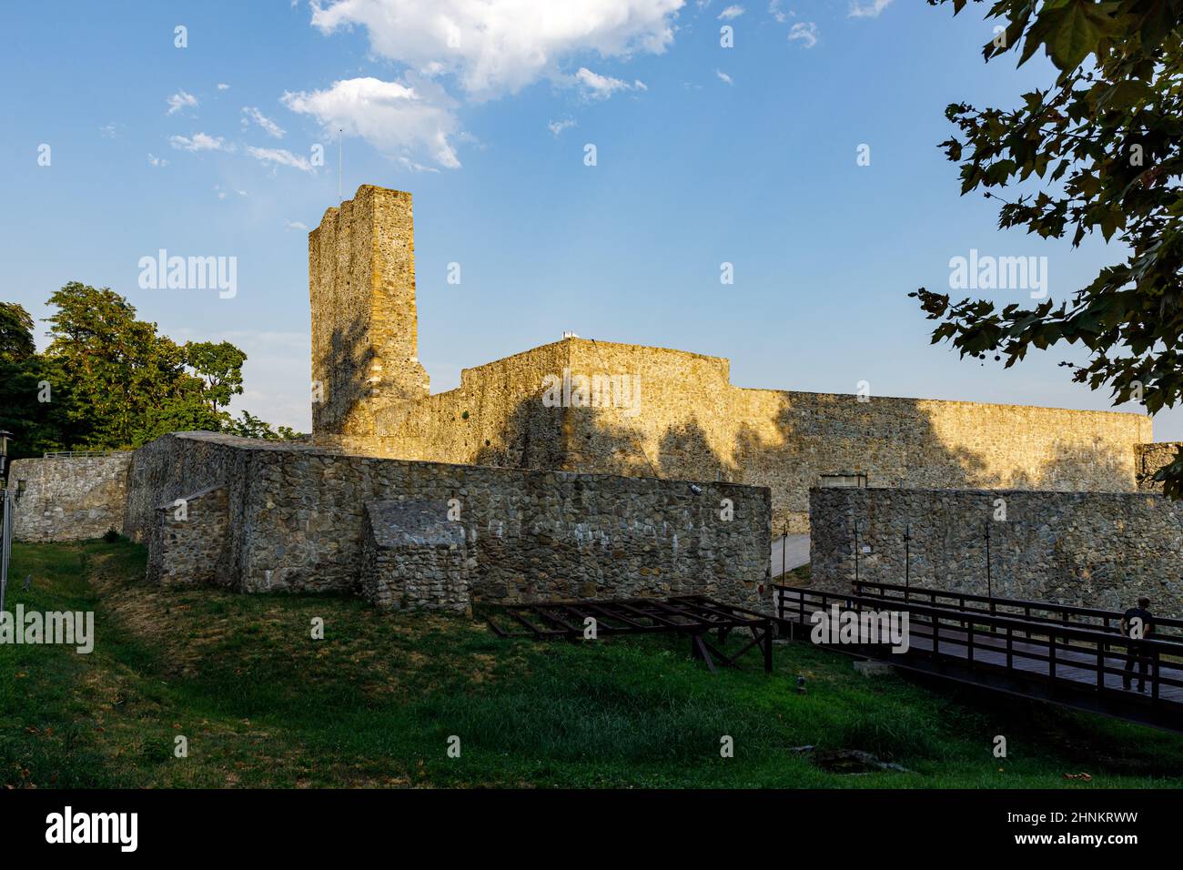 The historic Castle of Drobeta Turnu Severin in Romania Stock Photo - Alamy
