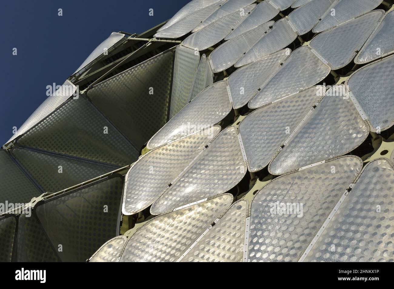 Media-Tic-Building, office structure exterior with polymer cladding ...