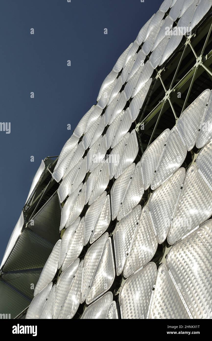 Media-Tic-Building, office structure exterior with polymer cladding ...