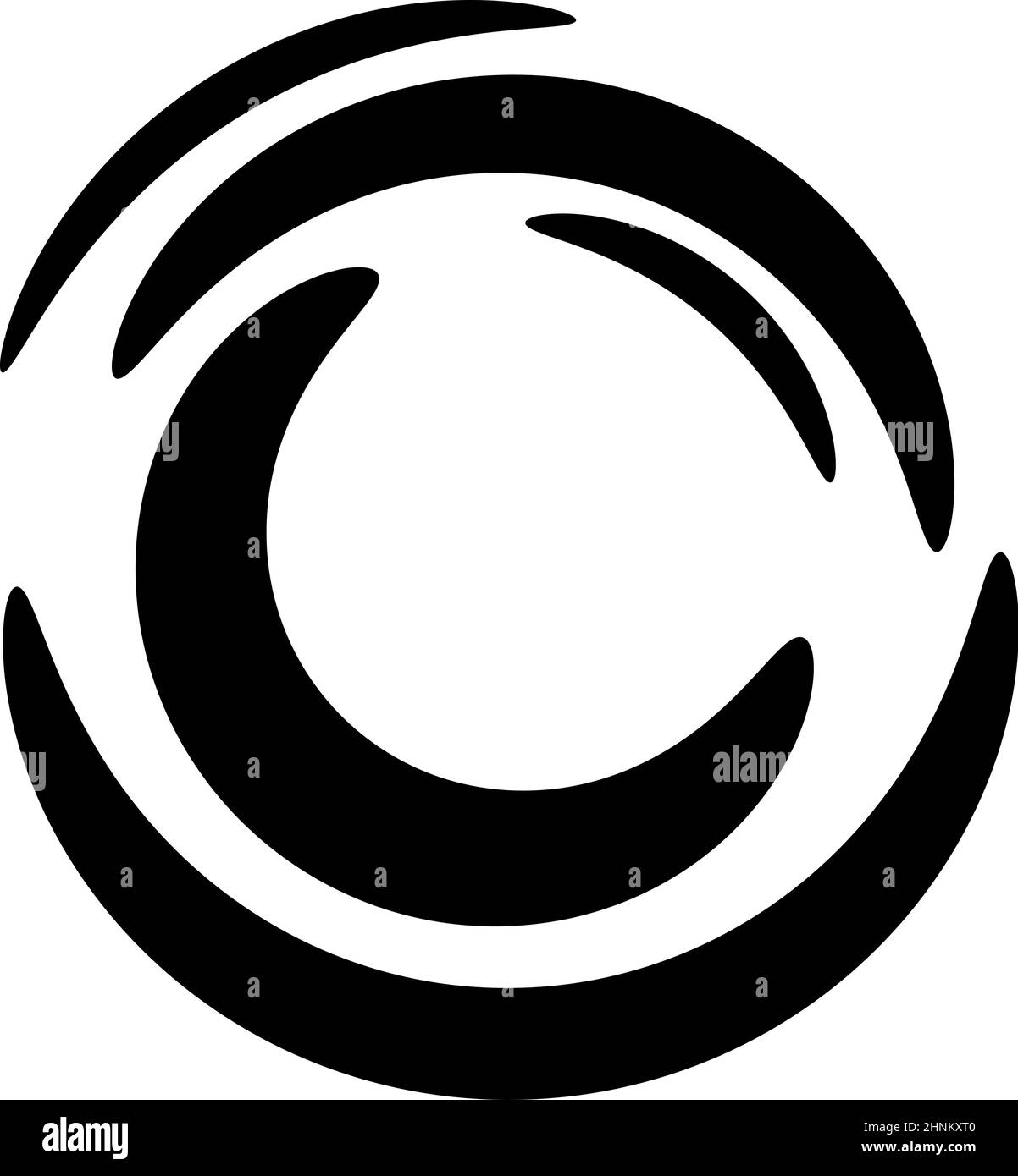 Abstract circular, radiating design element vector - stock vector ...